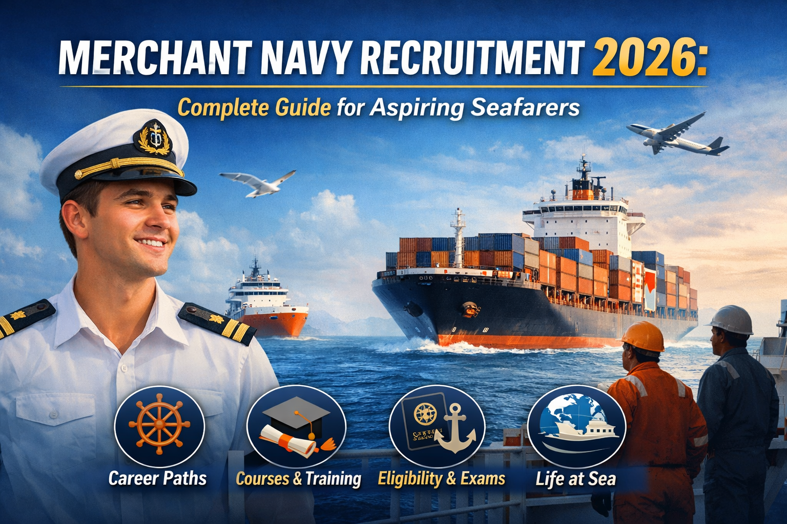 Merchant Navy Recruitment 2026 : Eligibility, Salary & Jobs